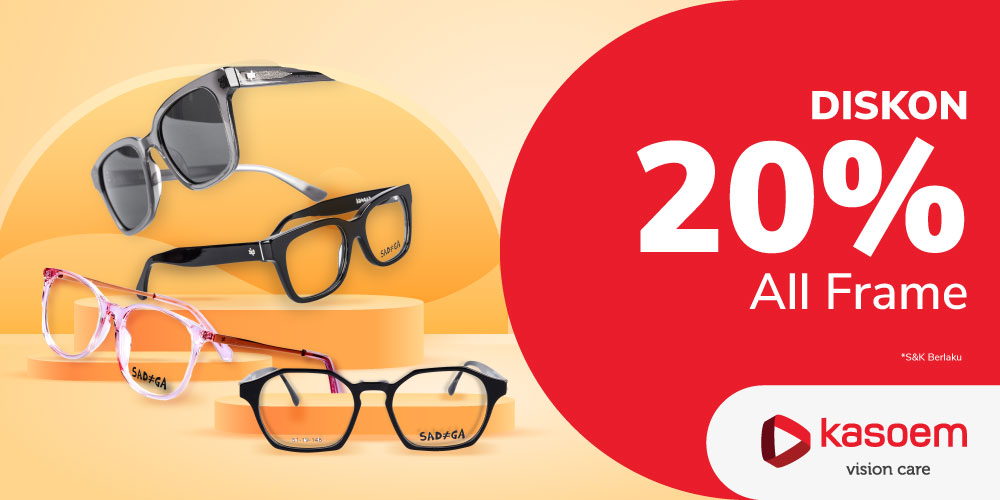Info & Kode Diskon 20% All Frame Kasoem - MyValue