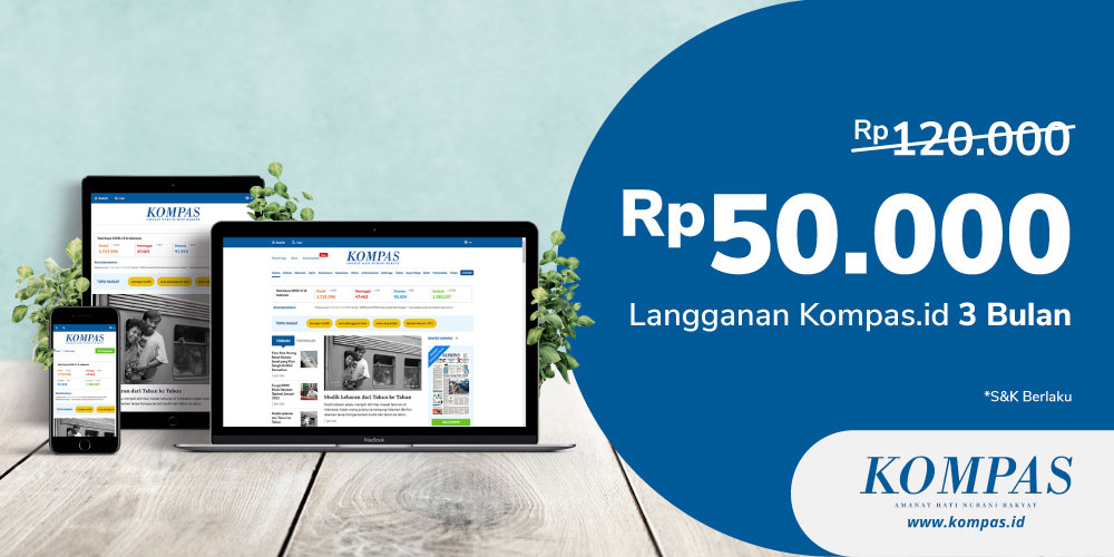 Info & Kode Langganan 3 Bulan Kompas.id Rp 50.000,- - MyValue