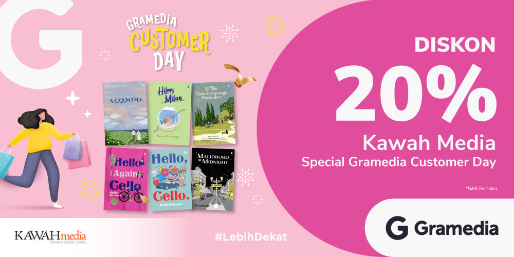 Info & Kode Kawah Media Discount 20% Special Gramedia Customer Day ...