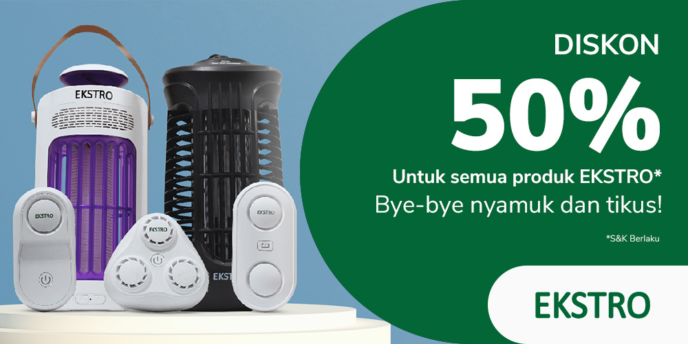 Info & Kode Diskon 50% untuk semua produk EKSTRO - MyValue