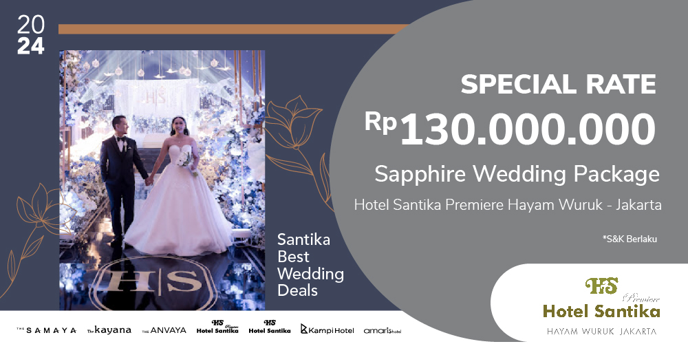 Info & Kode Best deal wedding package at Hotel Santika Premiere Hayam ...