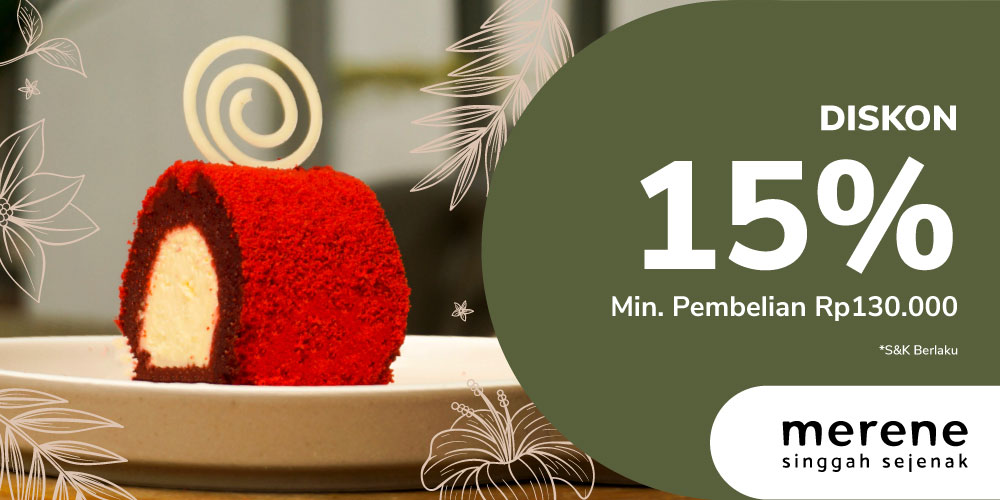 Info & Kode Merene - Diskon 15% min. Rp.130.000 - MyValue
