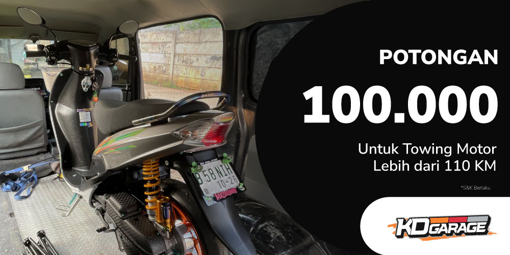 Info & Kode KD Garage - Potongan Rp 100.000 untuk minimum 110 KM - MyValue