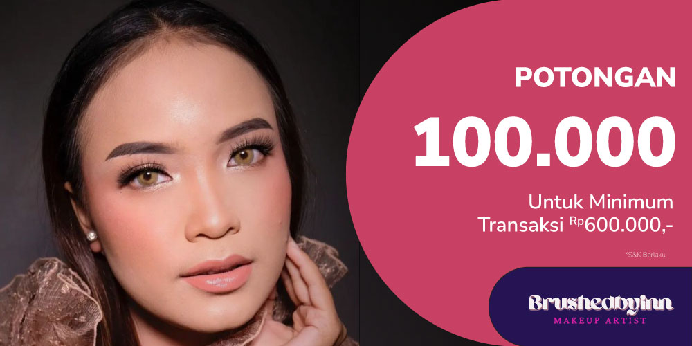 Info & Kode BrushByInn - Potongan Rp 100.000,- - MyValue