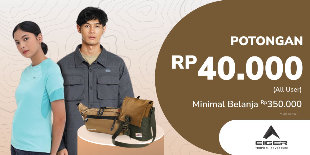 Info & Kode Potongan Rp40.000,- Eiger - MyValue