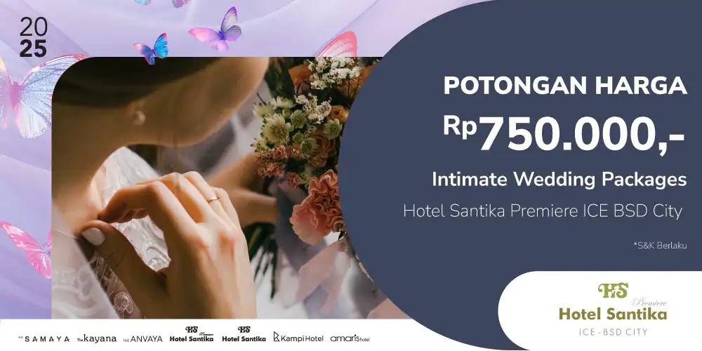 Info & Kode Intimate Wedding Packages at Hotel Santika Premiere ICE BSD ...