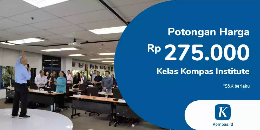 Info & Kode Potongan Harga Rp. 275.000 Kelas Kompas Institute - MyValue