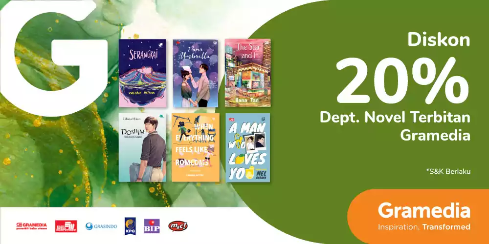 Info & Kode Diskon 20% Buku Novel Terbitan Gramedia - MyValue
